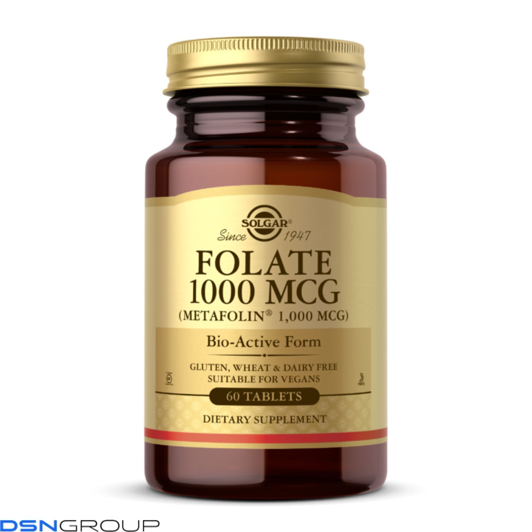 Folate 1000mcg (Metafolin® 1,000 mcg) - 60 tabs купити оптом по ...