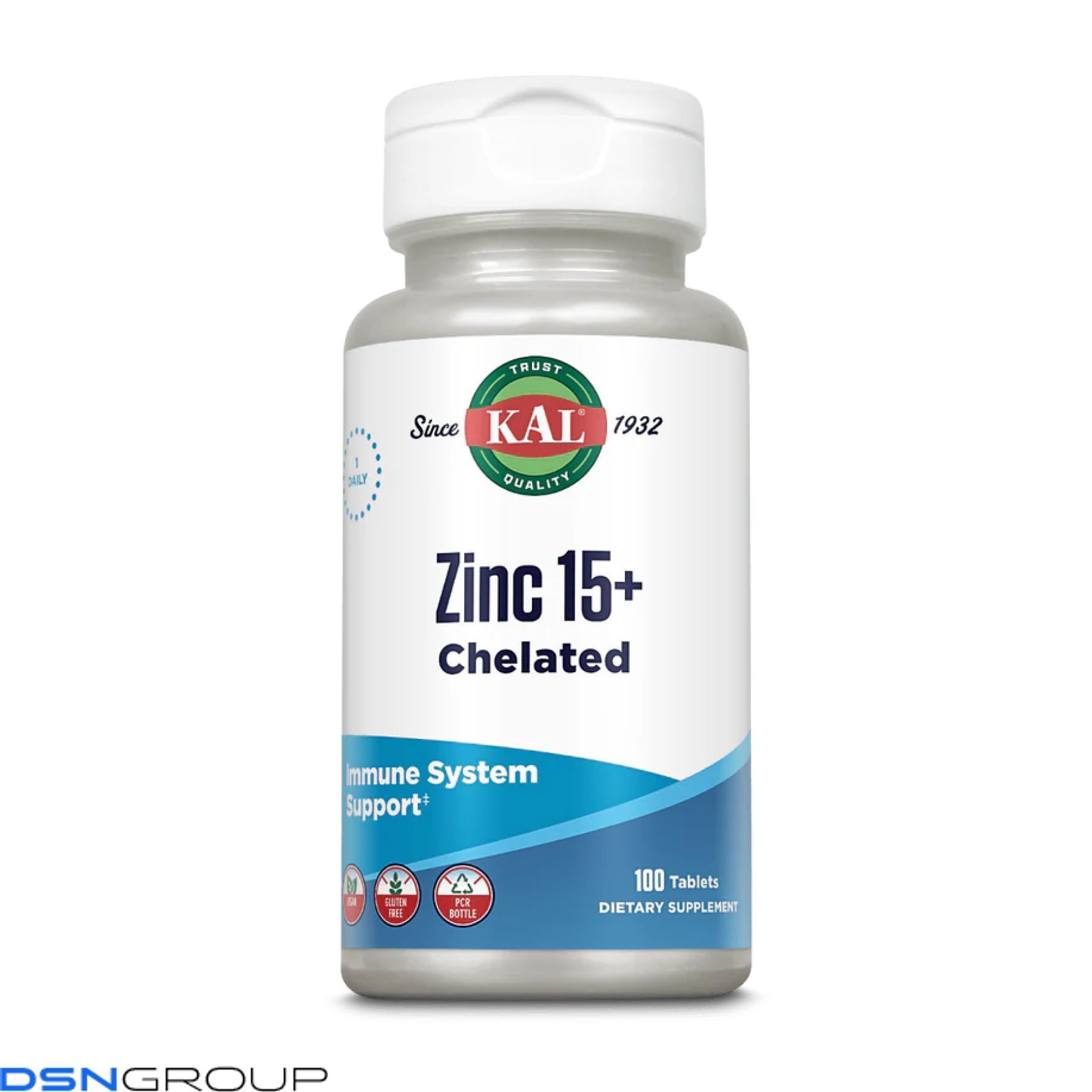 Zinc 15+ Chelated - 100 tabs купити оптом по найкращій ціні від ...