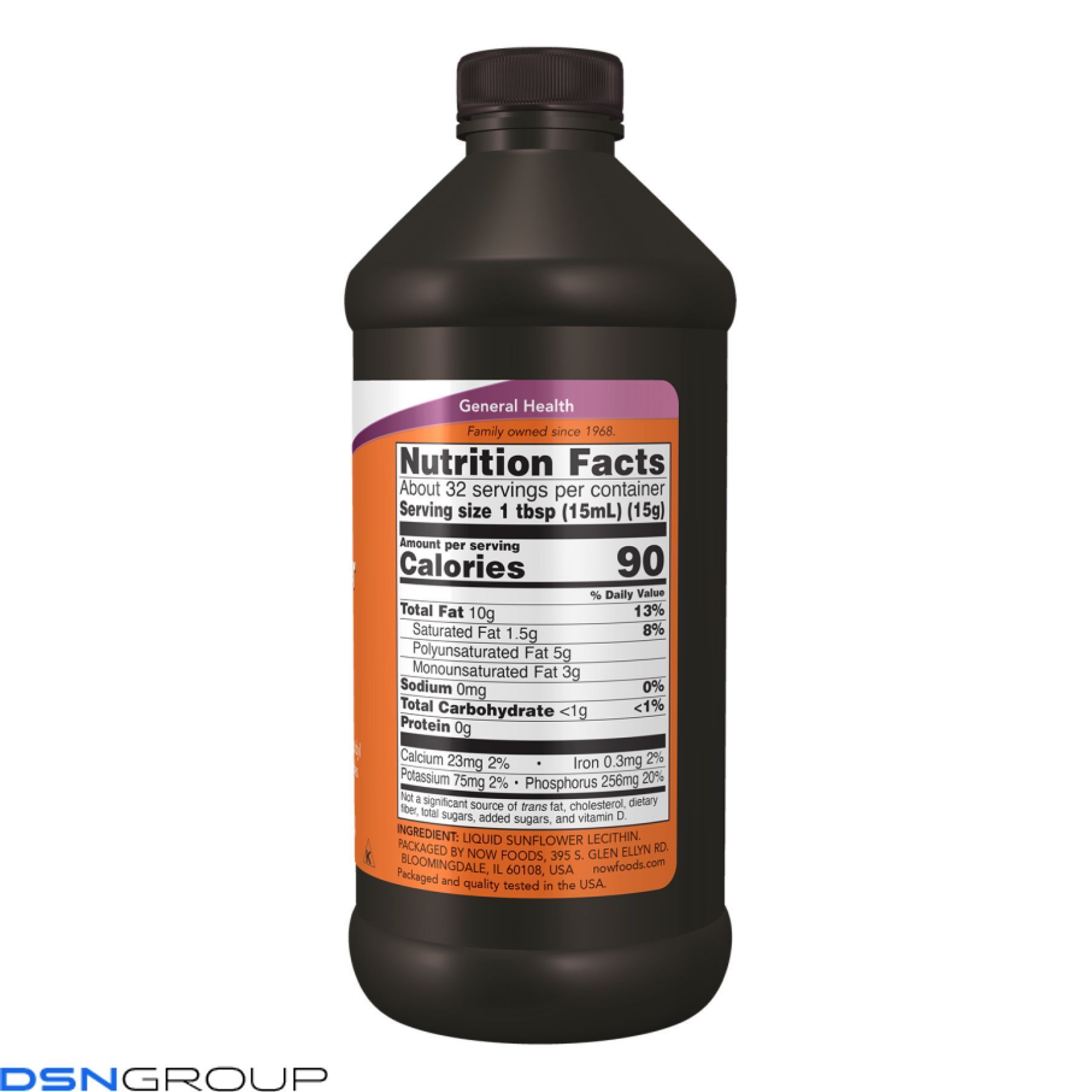 Sunflower Liquid Lecithin - 16 fl oz (Пошкоджена банка) купити оптом по ...