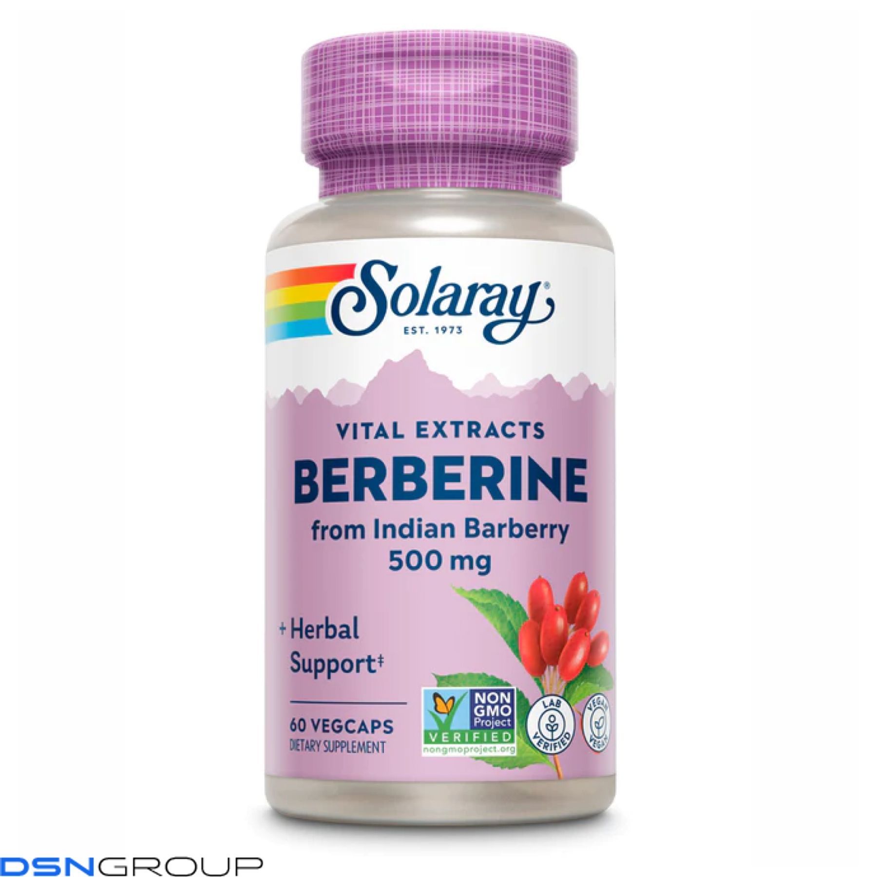 Berberine from Indian Barberry 500mg - 60 vcaps купити оптом по ...