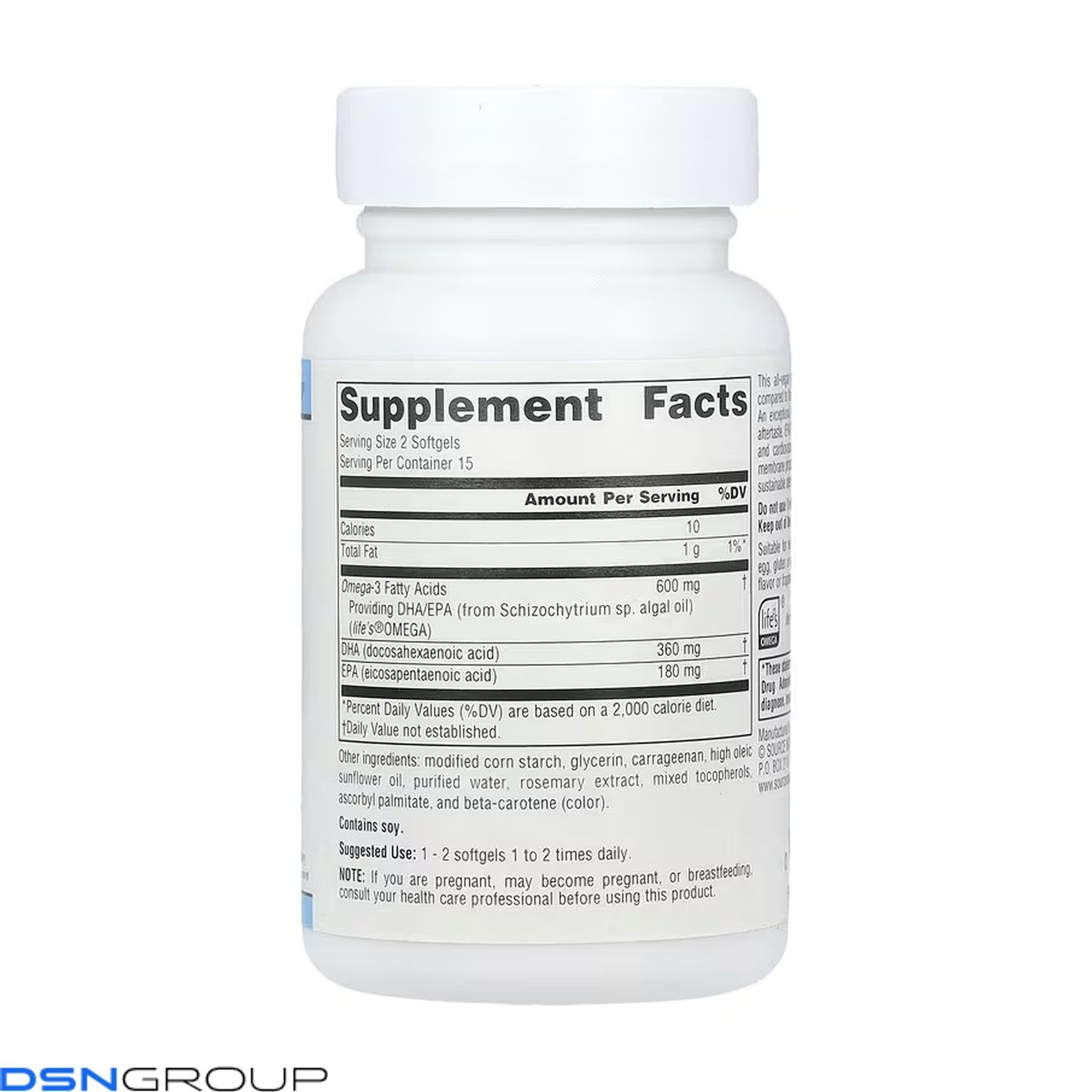 Vegan Omega-3s EPA-DHA 300 mg - 30 softgels купити оптом по найкращій ...