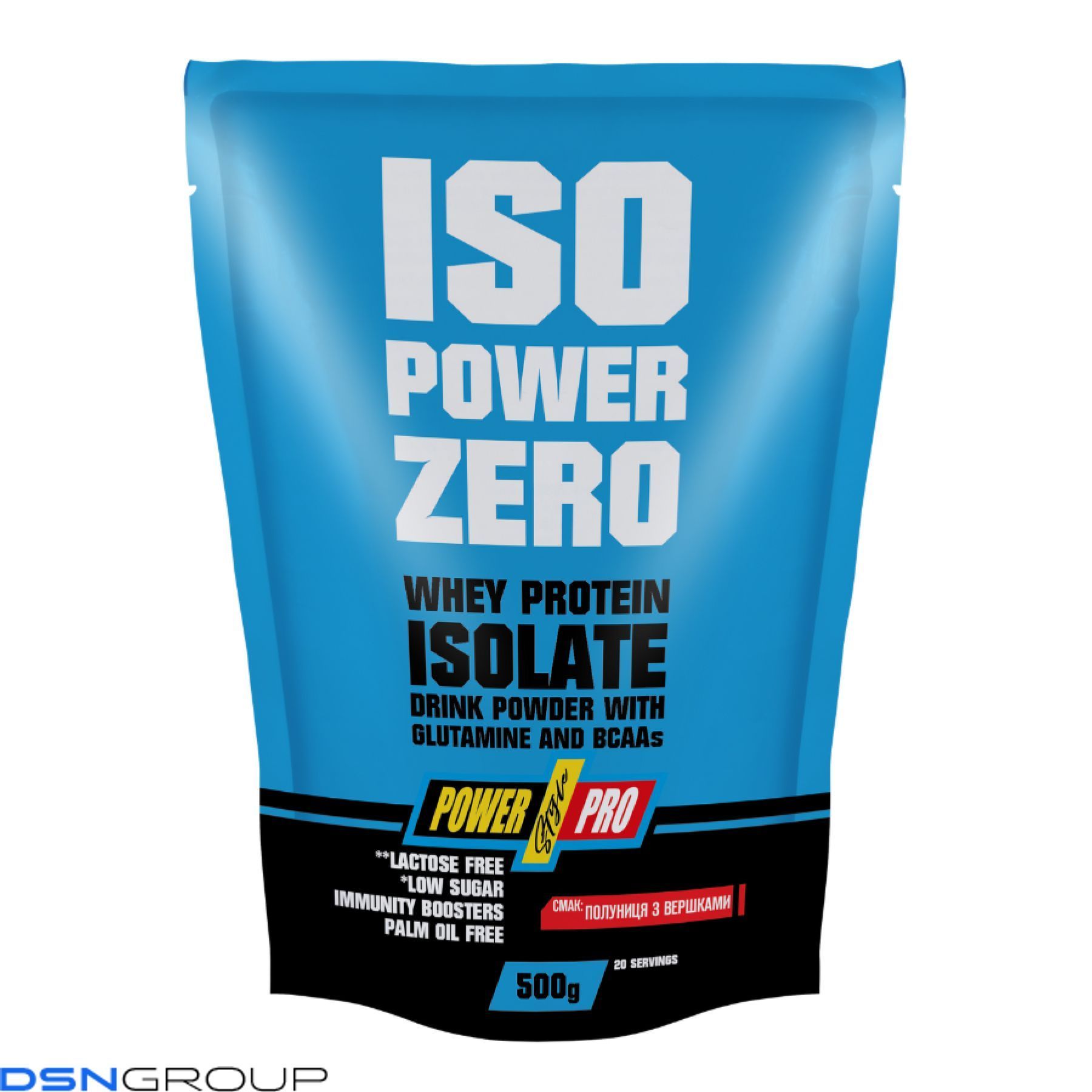 ISO Power Zero - 500g Strawberry With Cream купити оптом по найкращій ...